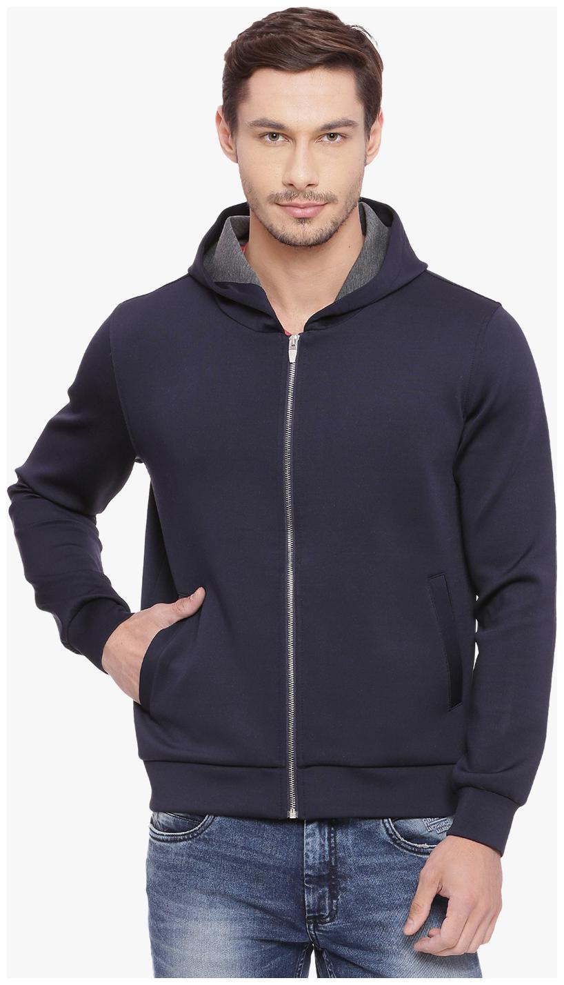 Buy BASICS Men Blue Solid Slim Fit Ethnic Jacket Online at Low Prices ...