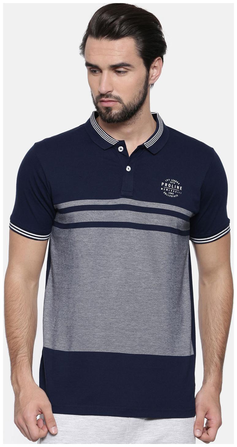 Buy Proline Mens Dark Blue Polo Online at Low Prices in India ...
