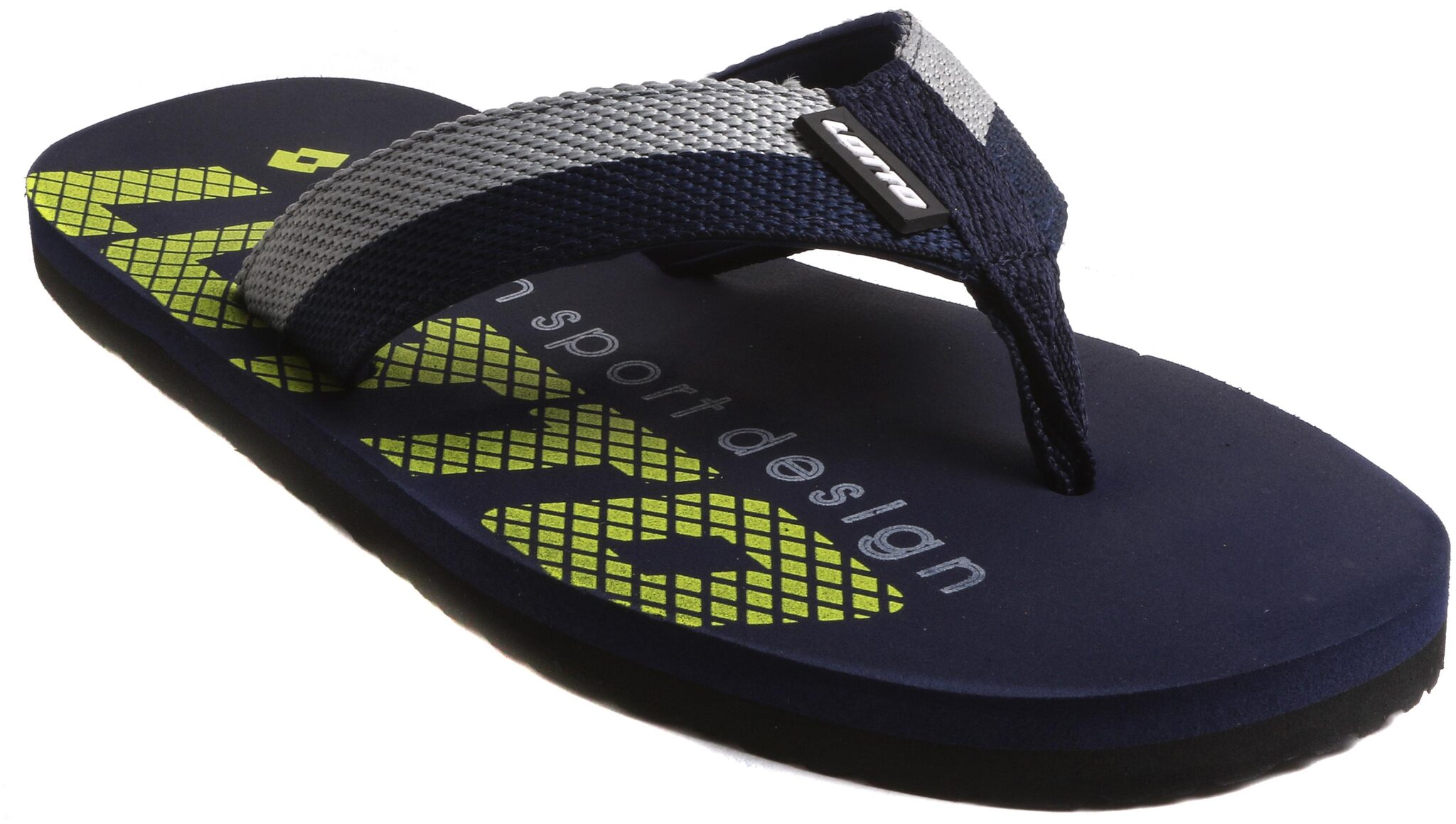 Buy Lotto Outdoor Slippers For Men ( Navy Blue , Yellow ) Online at Low ...