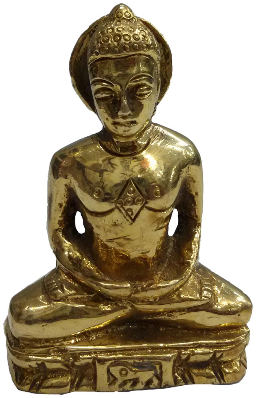 Buy Pure White Metal Mahavir Swami And Decorative Statue By Bharat Haat buy-pure-white-metal-mahavir-swami-and-decorative-statue-by-bharat-haat