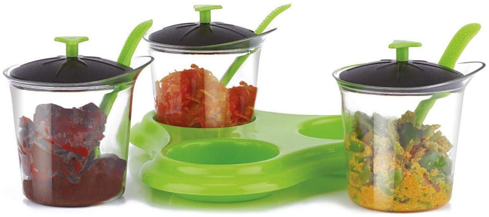 Buy CHG Plastic Multi Purpose Aachar Pickle Container / Mukhwas Tray ...