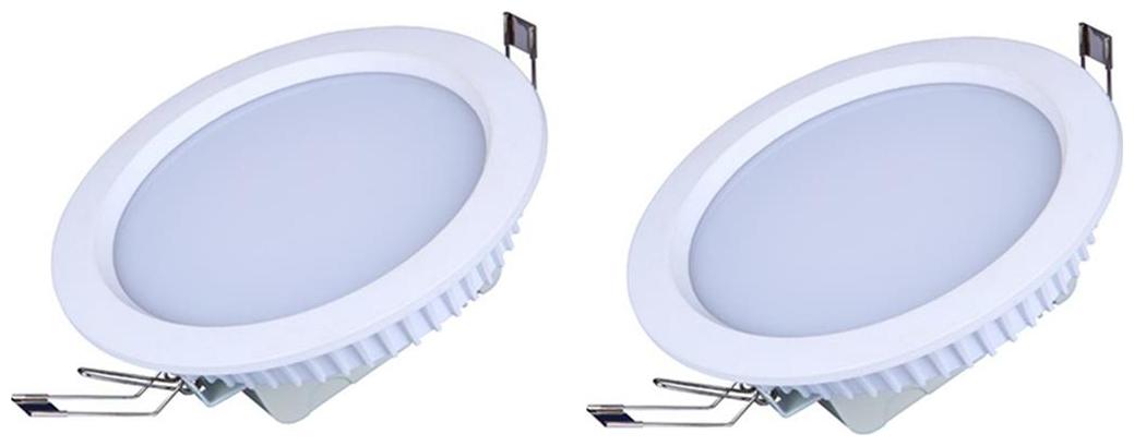 Buy Daylight LED 18 W Led Panel Light - Round, Warm White Color - Pack ...