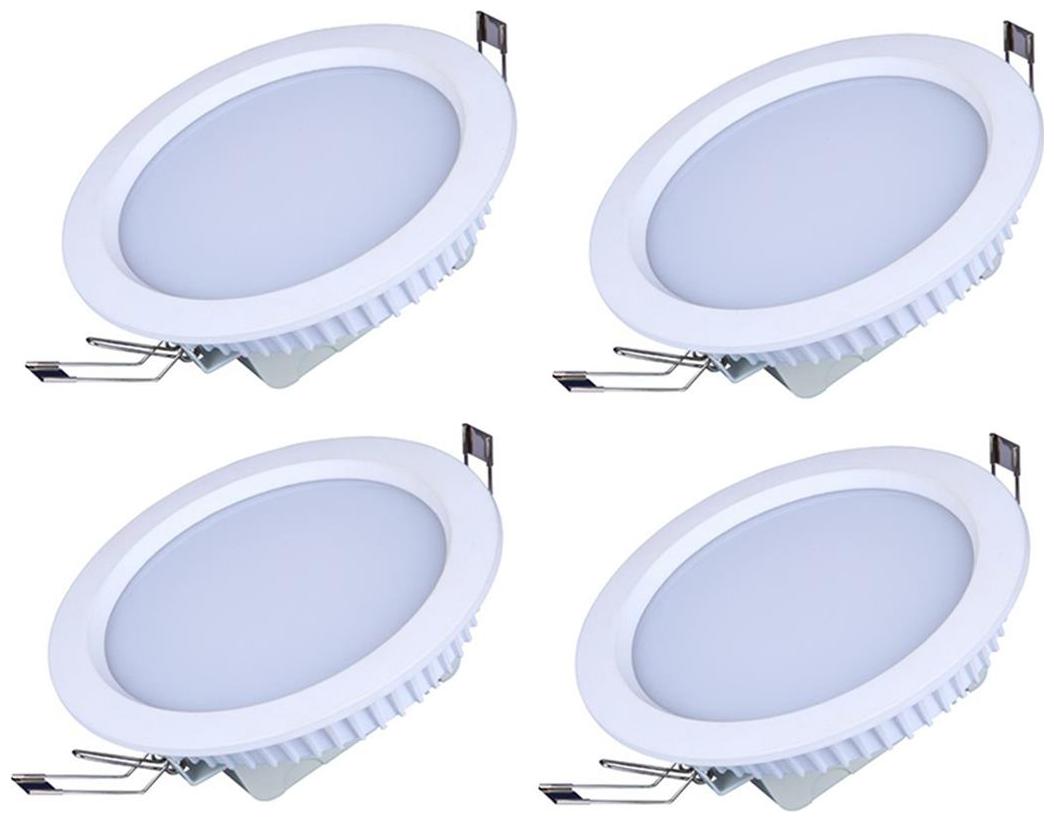 Buy Daylight LED 3 W Led Panel Light - Round, White Color - Pack Of 4 ...