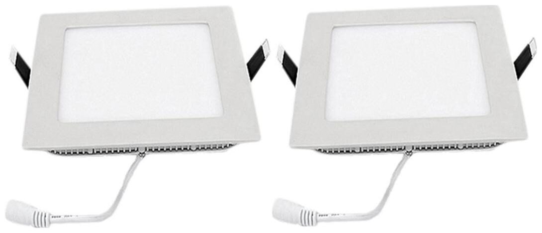 Buy Daylight LED 12 W Led Panel Light - Sqare, White Color - Pack Of 2 ...