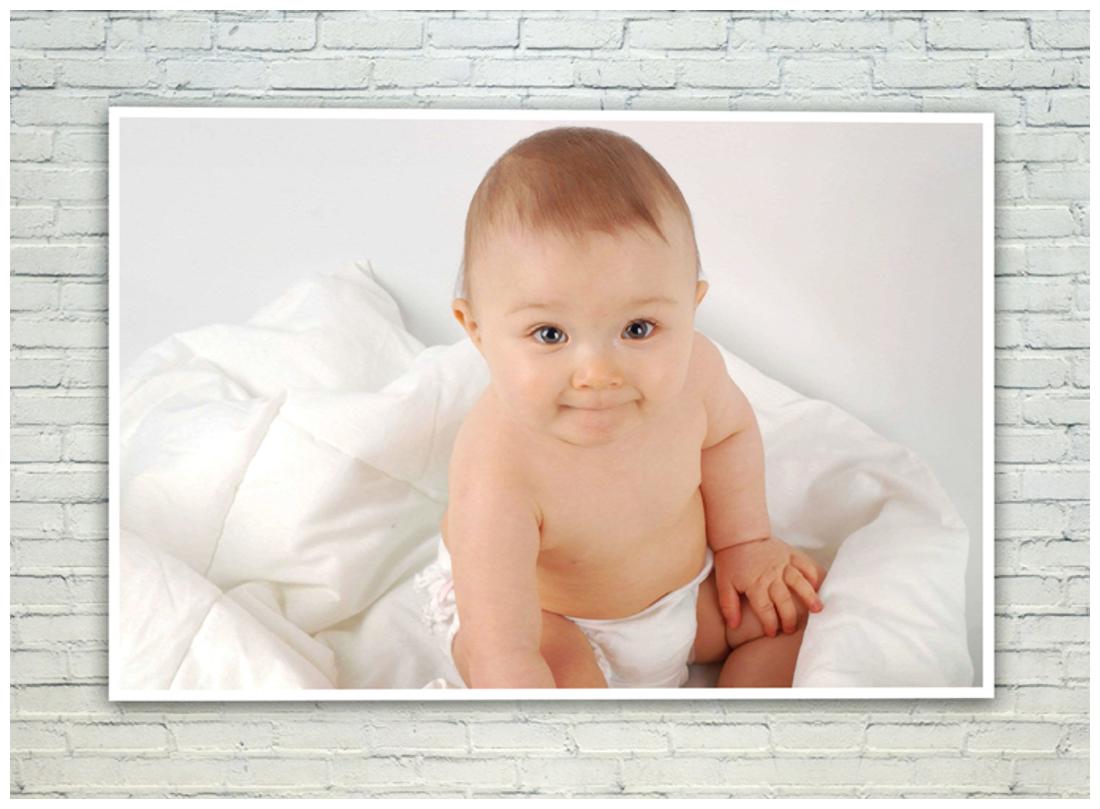 Buy Posterskart Cute Baby Poster (30.48 cm (12 inch) x 45.72 cm (18 ...