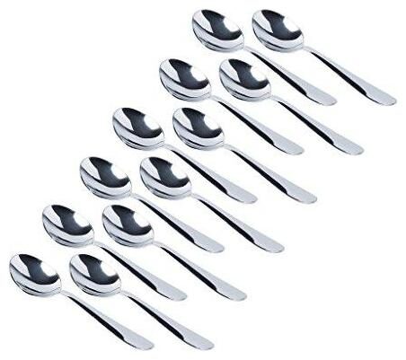 Buy STAINLESS STEEL BABY SPOONS (PACK OF 12) Online at Low Prices in ...