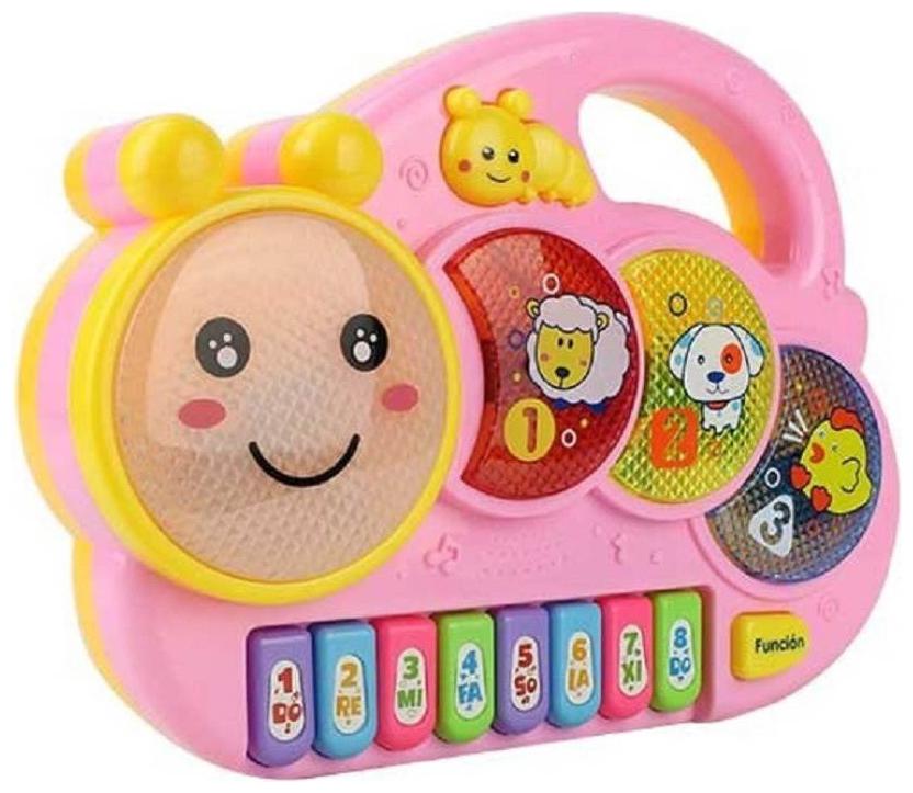 Buy Emob Cute Caterpillar Shaped Piano Musical Learning Toy for Kids ...