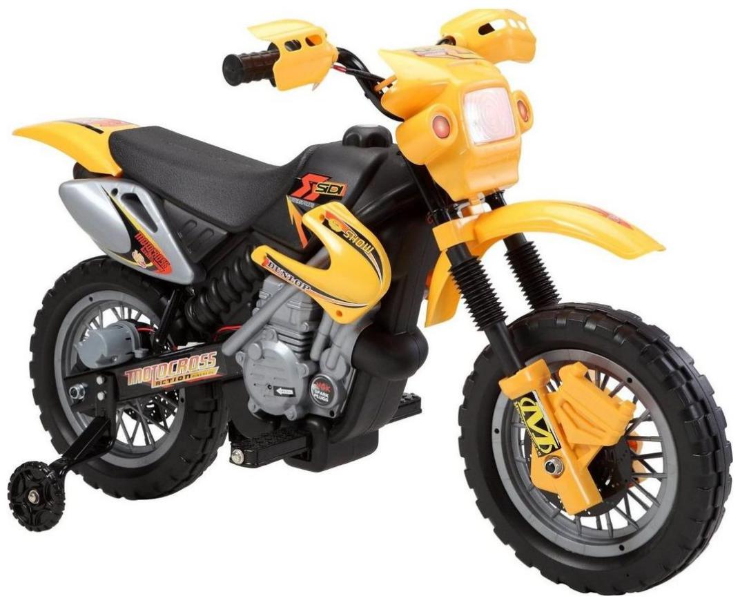 Buy FUN RUN BABY, Baby Battery Operated Scrambler Bike Yellow Color ...